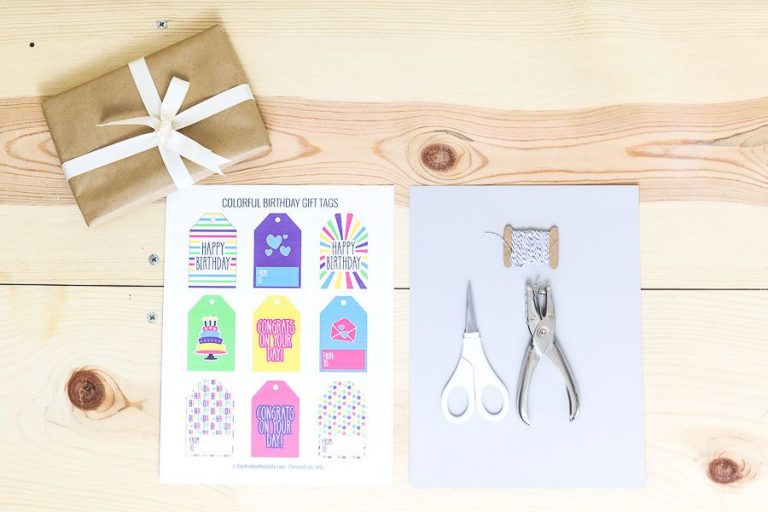 100+ Birthday Gift Tags Free PDF Printables (All in this article ...