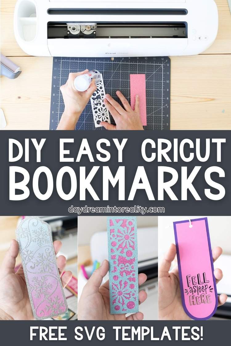 How to Make Bookmarks with your Cricut | Free SVG templates! ~ Daydream ...
