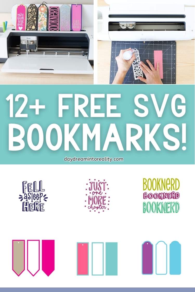 How to Make Bookmarks with your Cricut | Free SVG templates! ~ Daydream ...