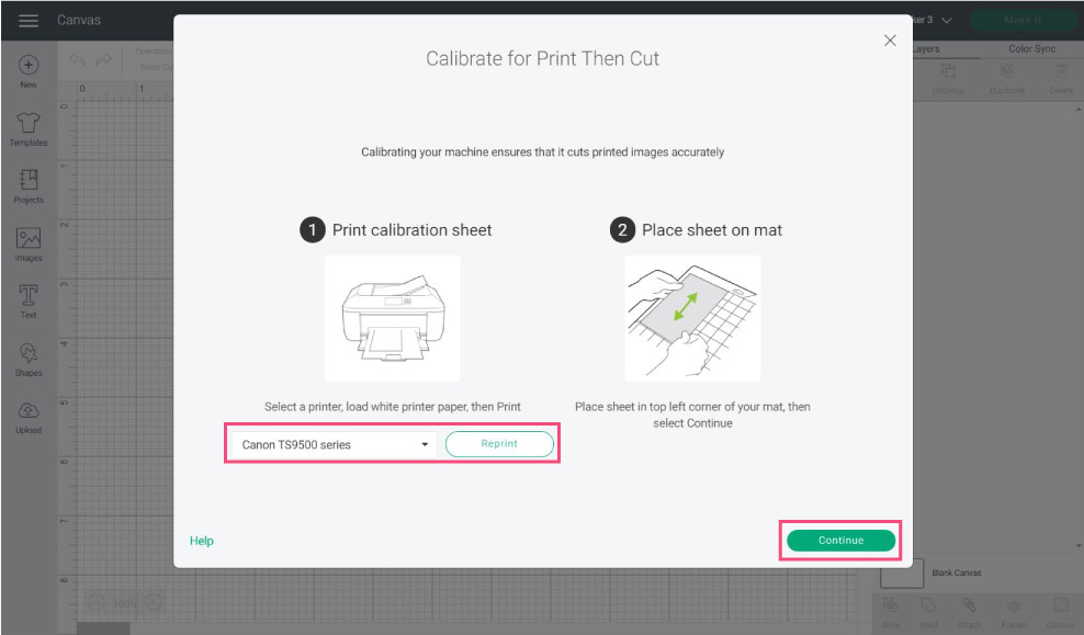 How to Calibrate your Cricut for Print then Cut ~ Daydream Into Reality