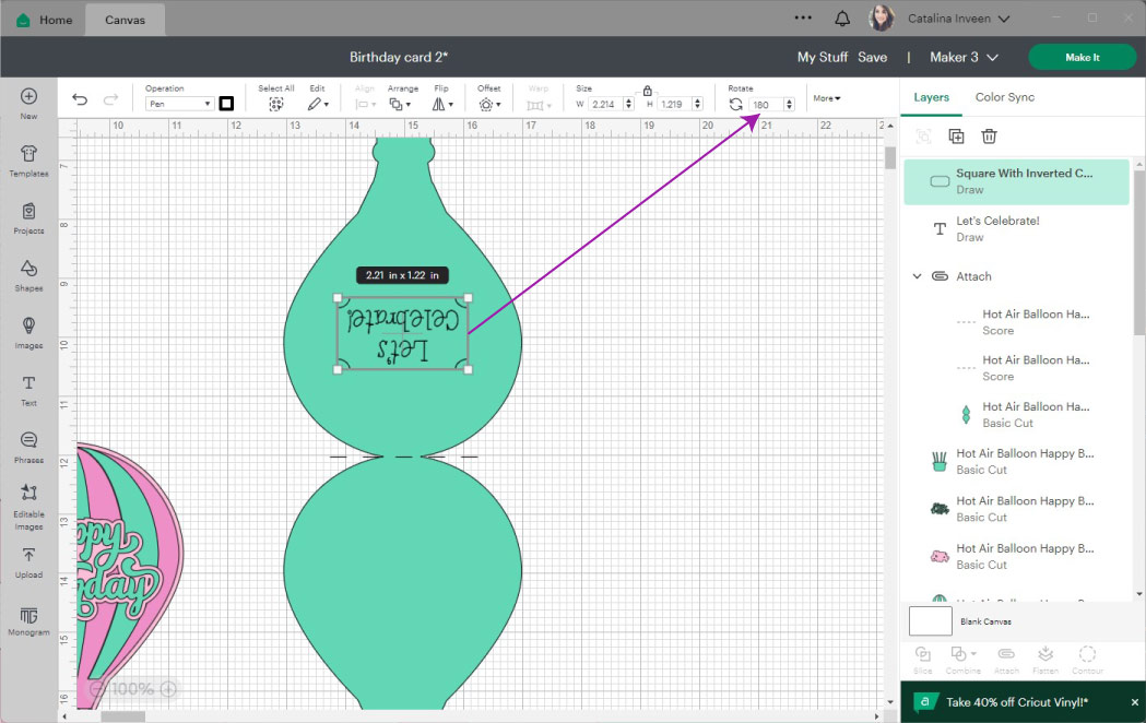 Make Free Birthday Cards with Cricut | 12 Free SVG Templates ~ Daydream ...