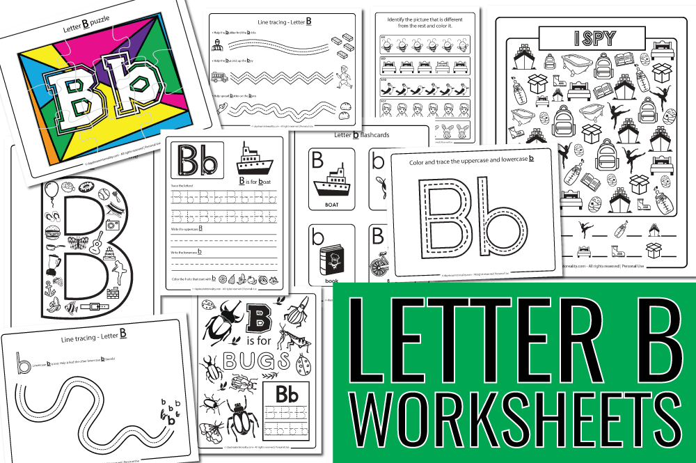 Letter B Worksheets - 55+ Free PDF Printables ~ Daydream Into Reality