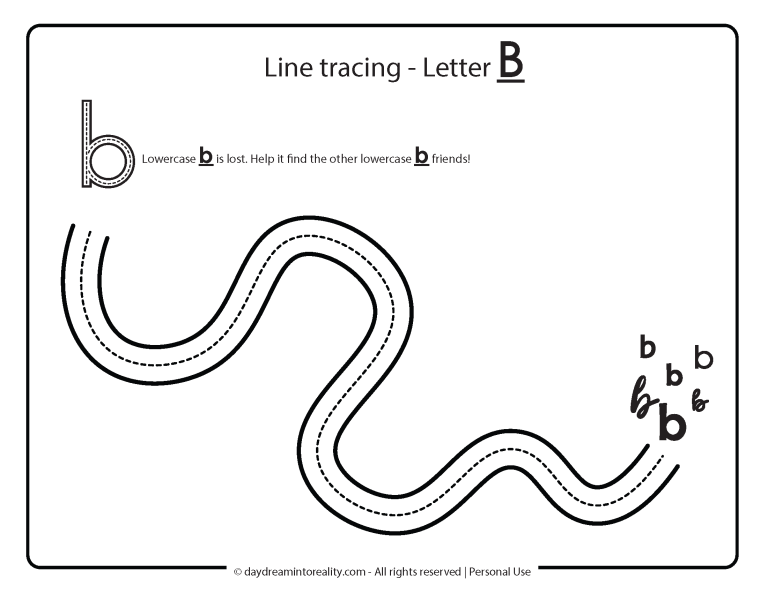 Letter B Worksheets - 55+ Free PDF Printables ~ Daydream Into Reality
