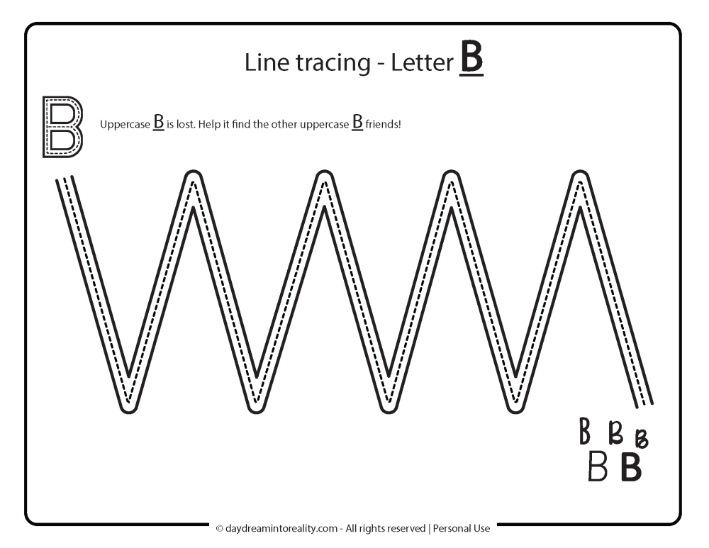 Letter B Worksheets - 55+ Free PDF Printables ~ Daydream Into Reality