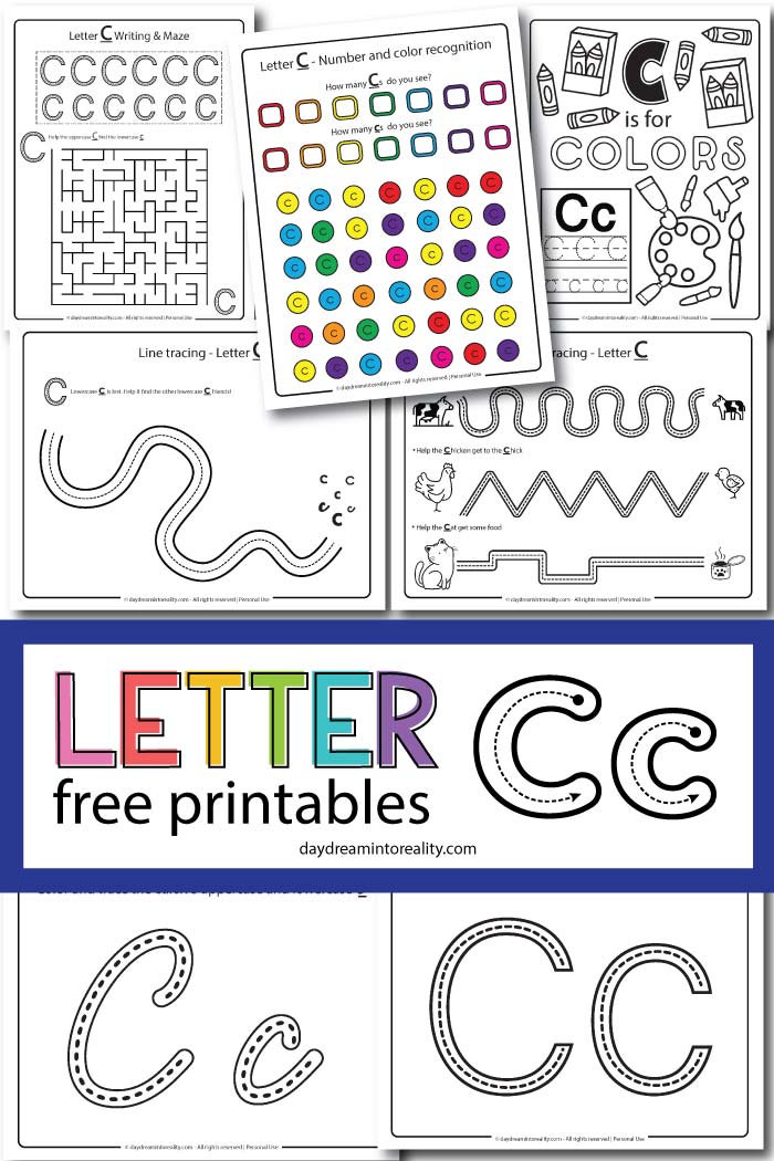 Letter C Worksheets - 55+ Free PDF Printables ~ Daydream Into Reality