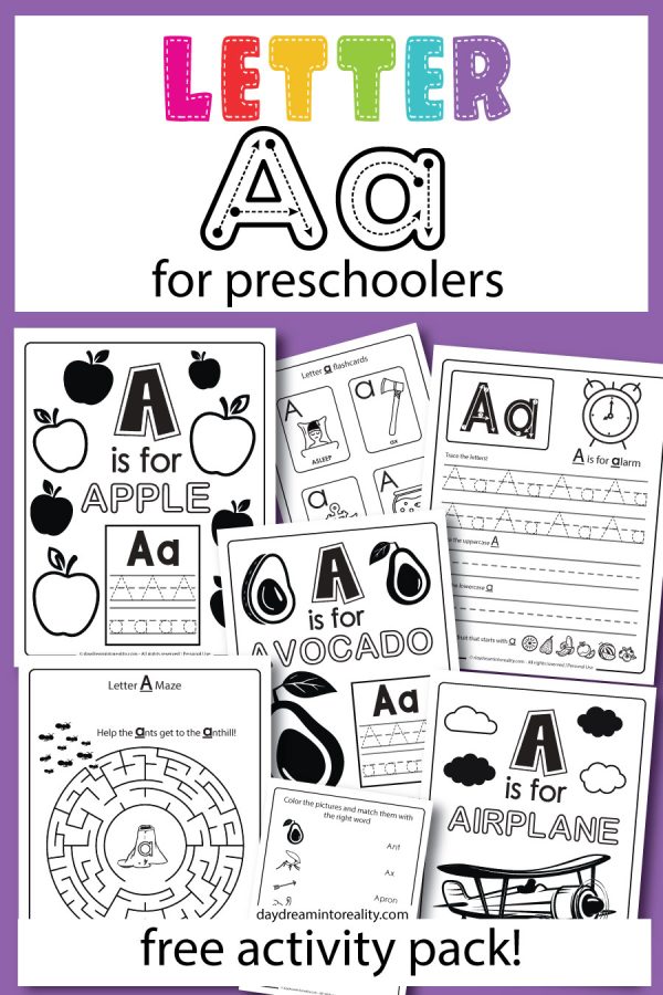 Letter A Worksheets - 50+ Free PDF Printables ~ Daydream Into Reality