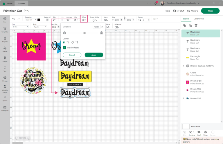 How to Print Then Cut with Cricut | The Last Tutorial You'll Ever Need ...
