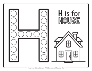 Letter H Worksheets - 55+ Free PDF Printables ~ Daydream Into Reality