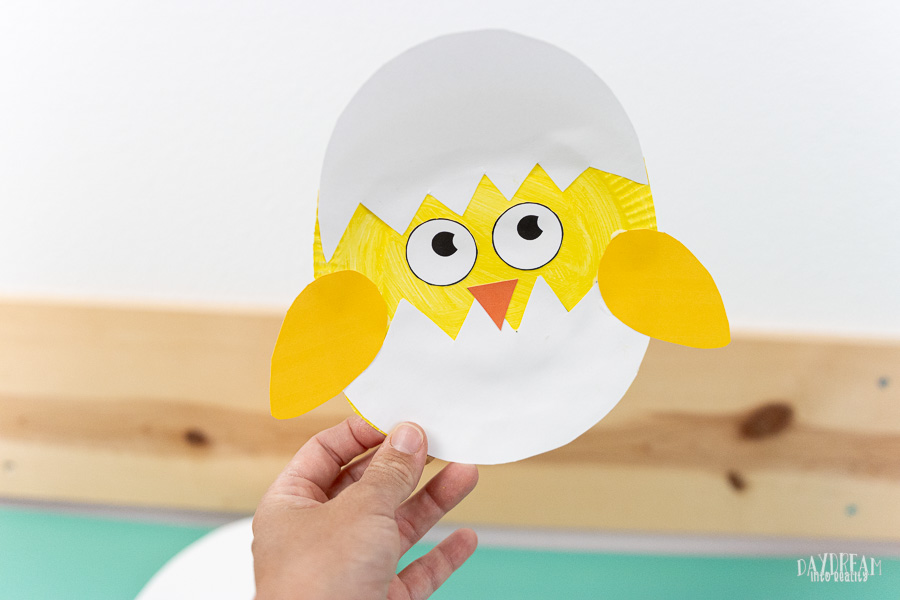 Paper Plate Baby Chick Craft | Free PDF Template! ~ Daydream Into Reality