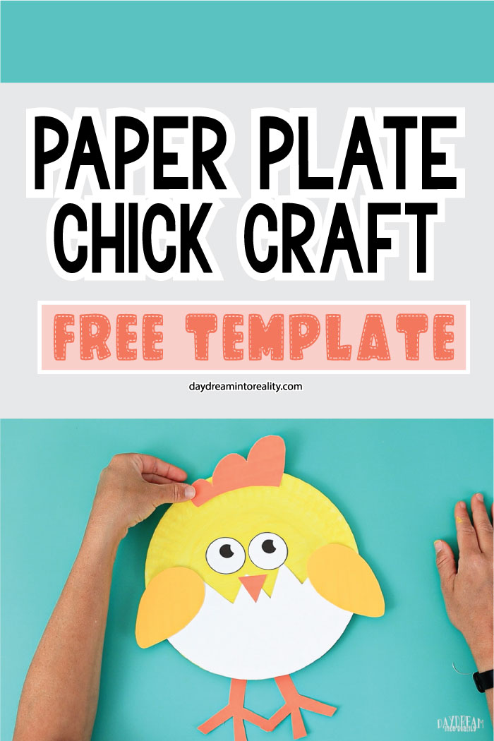 Paper Plate Baby Chick Craft | Free PDF Template! ~ Daydream Into Reality