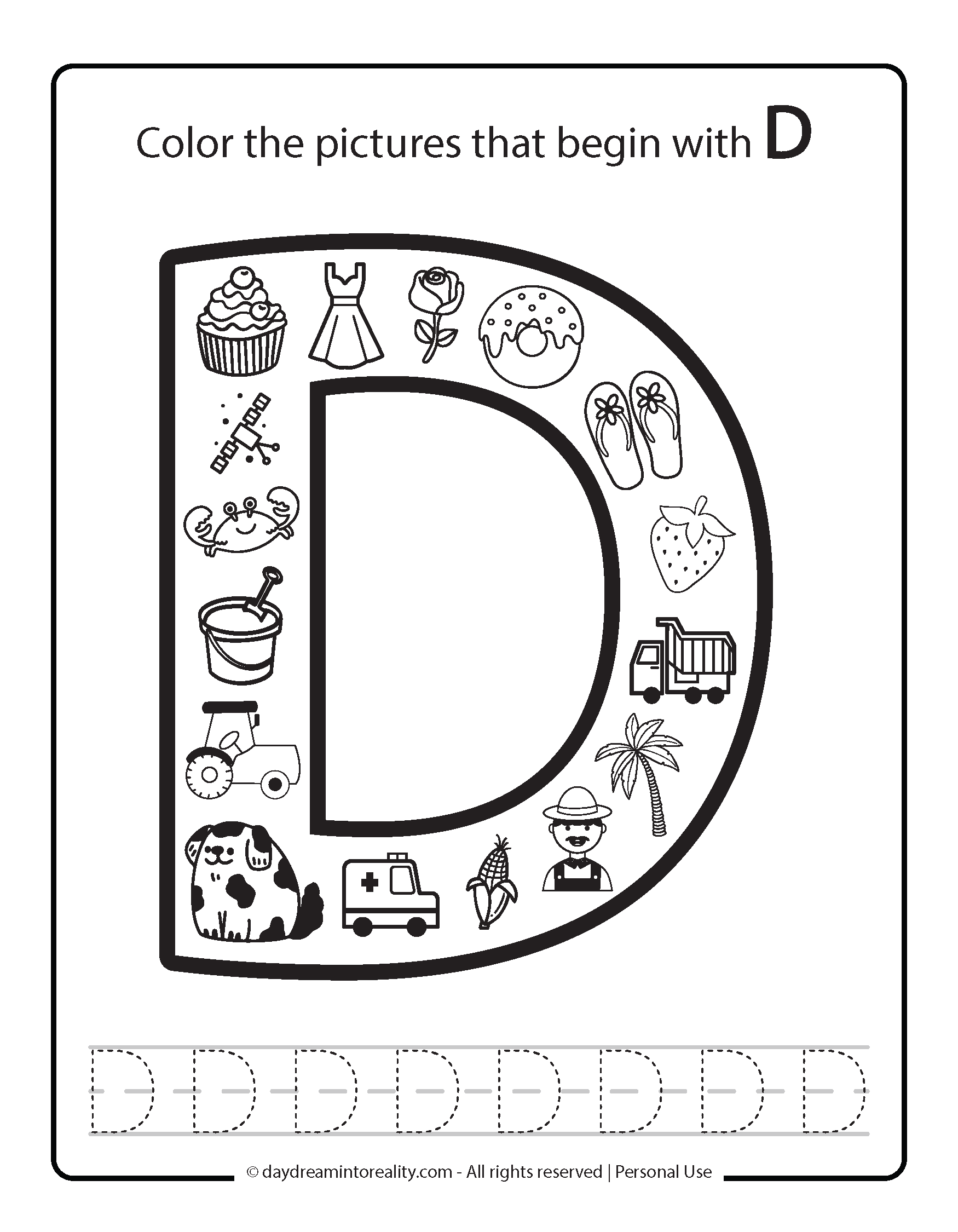 Beginning Sounds Worksheets for Preschool | Free PDF Printable ...