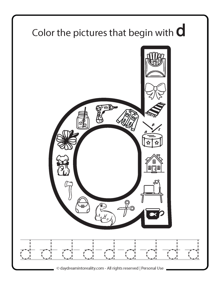 Beginning Sounds Worksheets for Preschool | Free PDF Printable ...