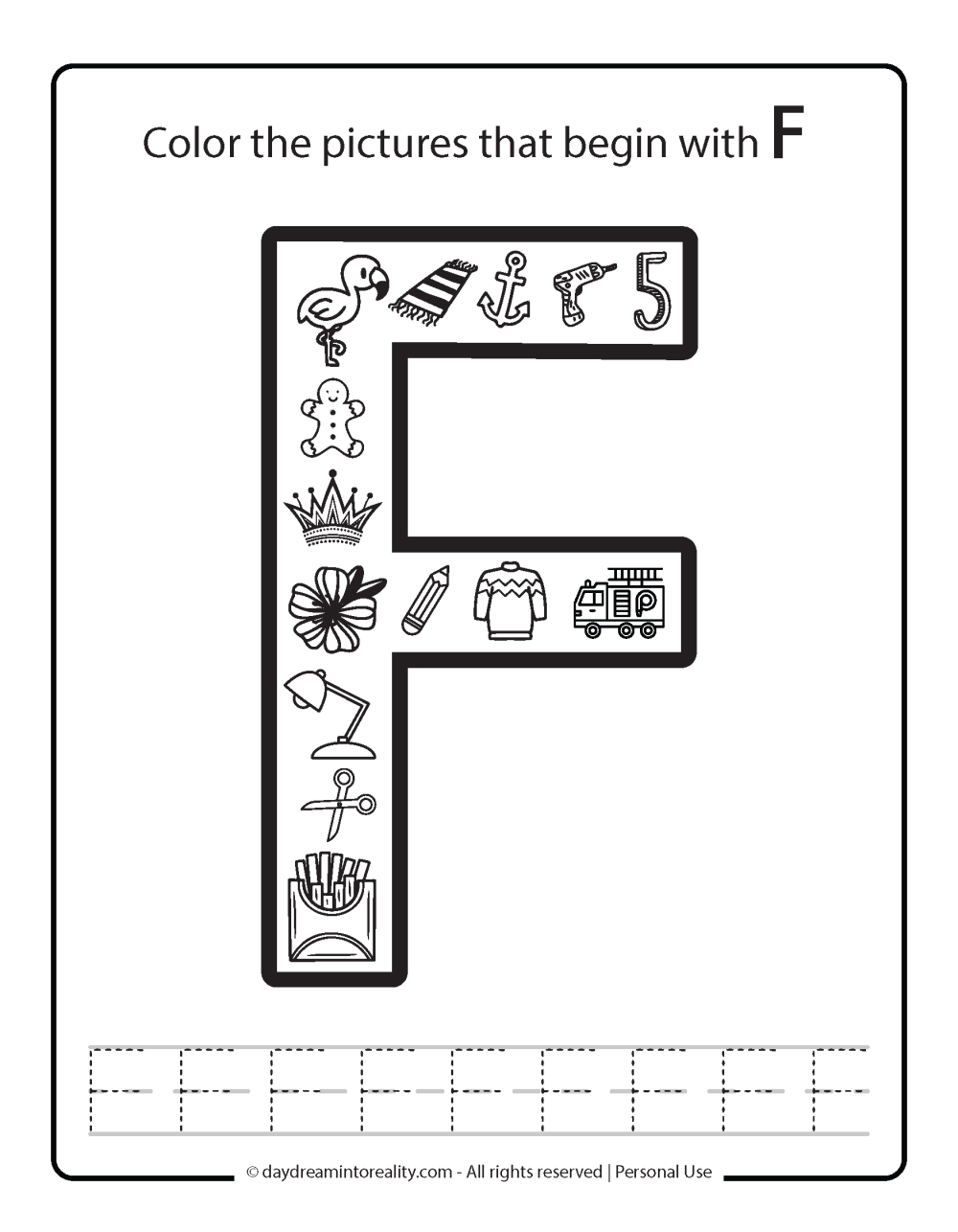Beginning Sounds Worksheets for Preschool | Free PDF Printable ...