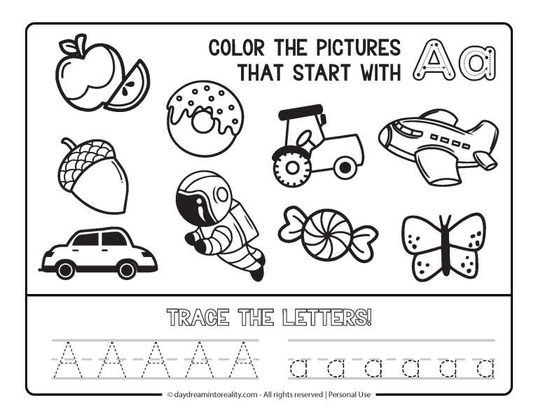 Beginning Sounds Worksheets for Preschool | Free PDF Printable ...