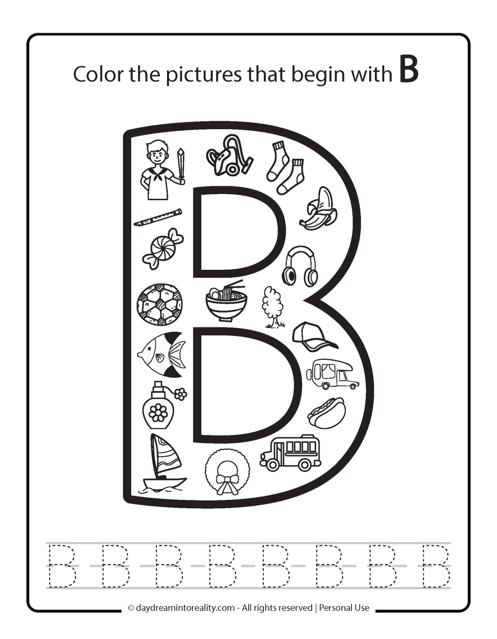Beginning Sounds Worksheets for Preschool | Free PDF Printable ...
