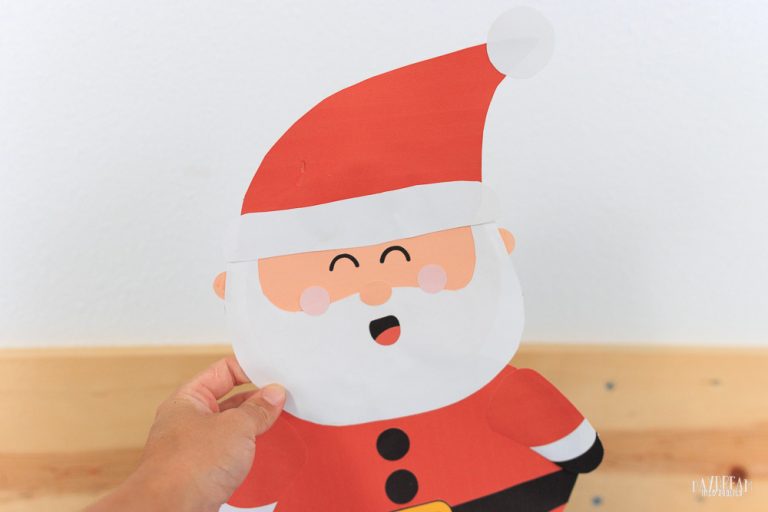 Paper Build a Santa Craft For Kids | Free PDF Template! ~ Daydream Into ...
