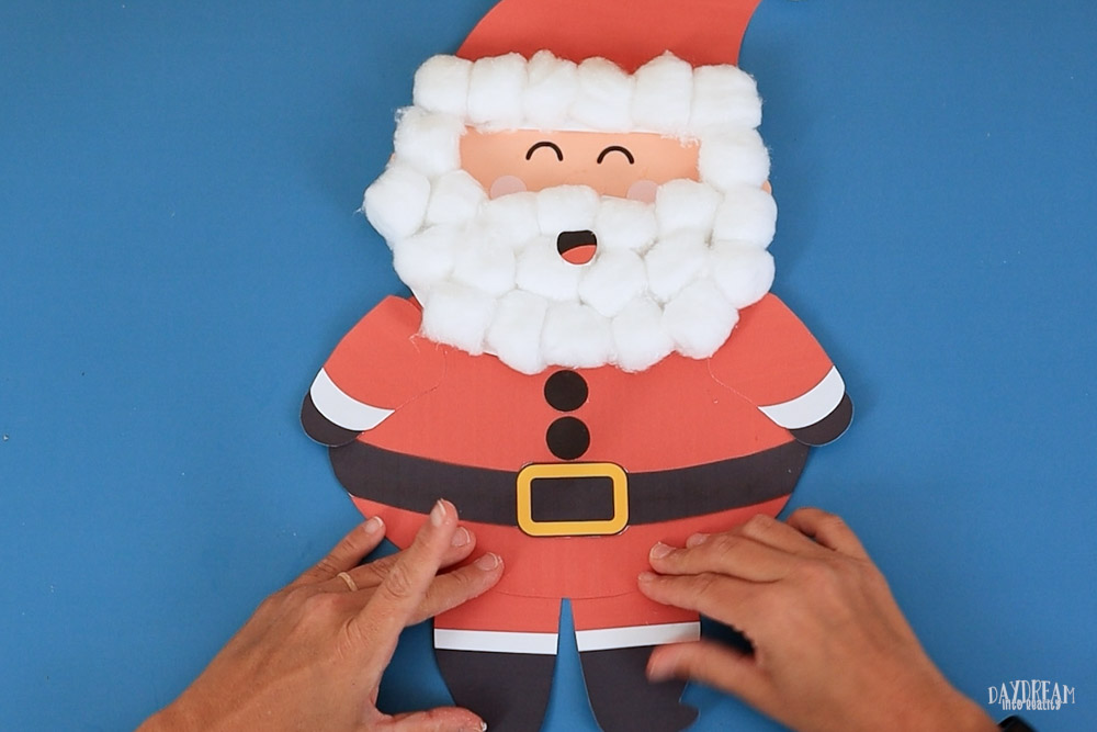 Paper Build a Santa Craft For Kids | Free PDF Template! ~ Daydream Into ...