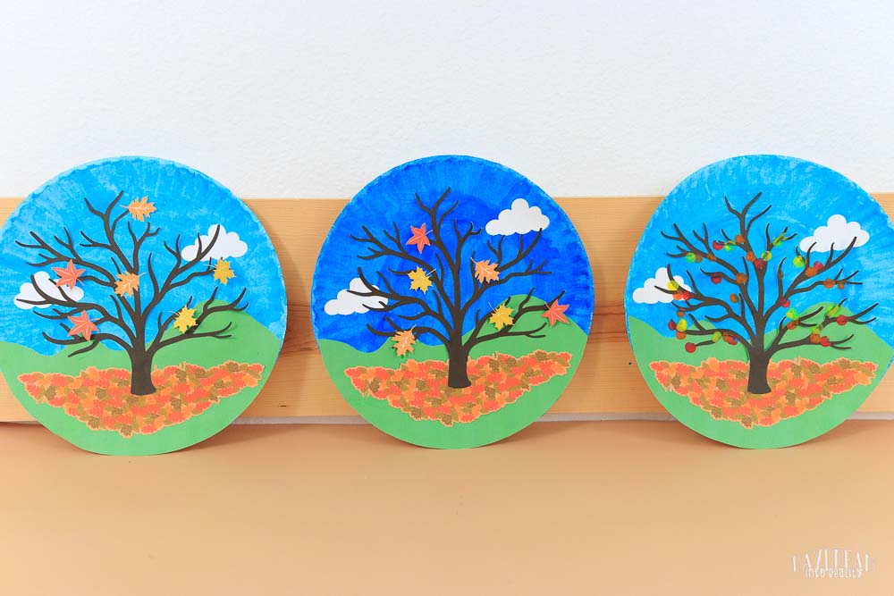 Fall Paper Plate Tree Craft for Kids | Free PDF Template! ~ Daydream ...