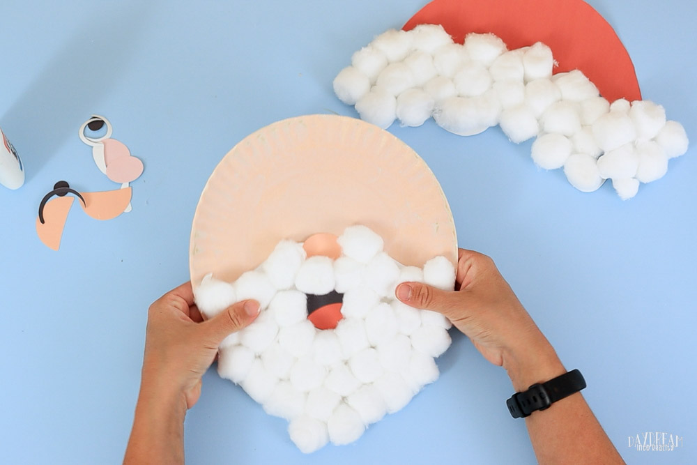 Paper Plate Santa Craft for Kids | Free PDF Template! ~ Daydream Into ...
