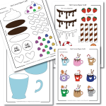 Paper Hot Cocoa Craft for Kids | FREE PDF Template! ~ Daydream Into Reality