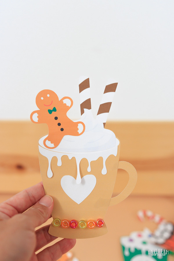 Paper Hot Cocoa Craft for Kids | FREE PDF Template! ~ Daydream Into Reality