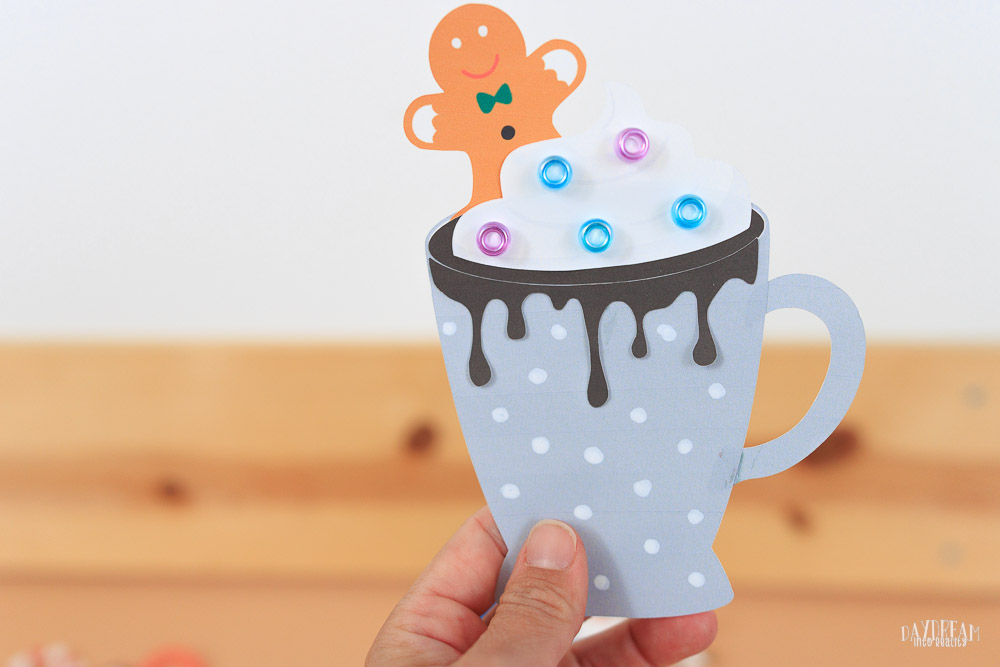 Paper Hot Cocoa Craft for Kids | FREE PDF Template! ~ Daydream Into Reality