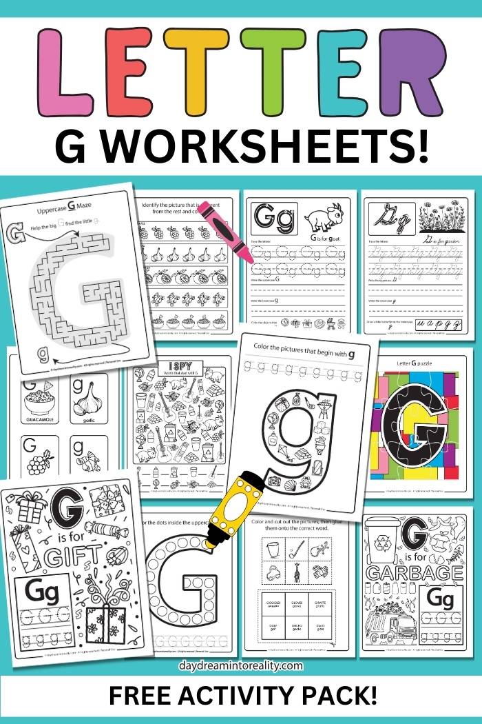 Letter G Worksheets - 55+ Free PDF Printables ~ Daydream Into Reality