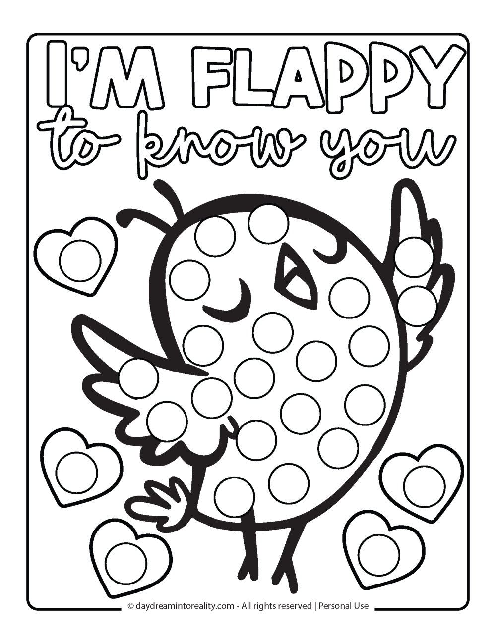 25+ Free Valentine's Day Dot Marker PDF Pages ~ Daydream Into Reality
