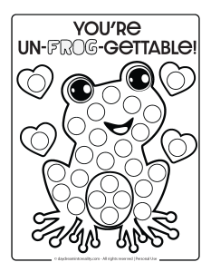 25+ Free Valentine's Day Dot Marker PDF Pages ~ Daydream Into Reality