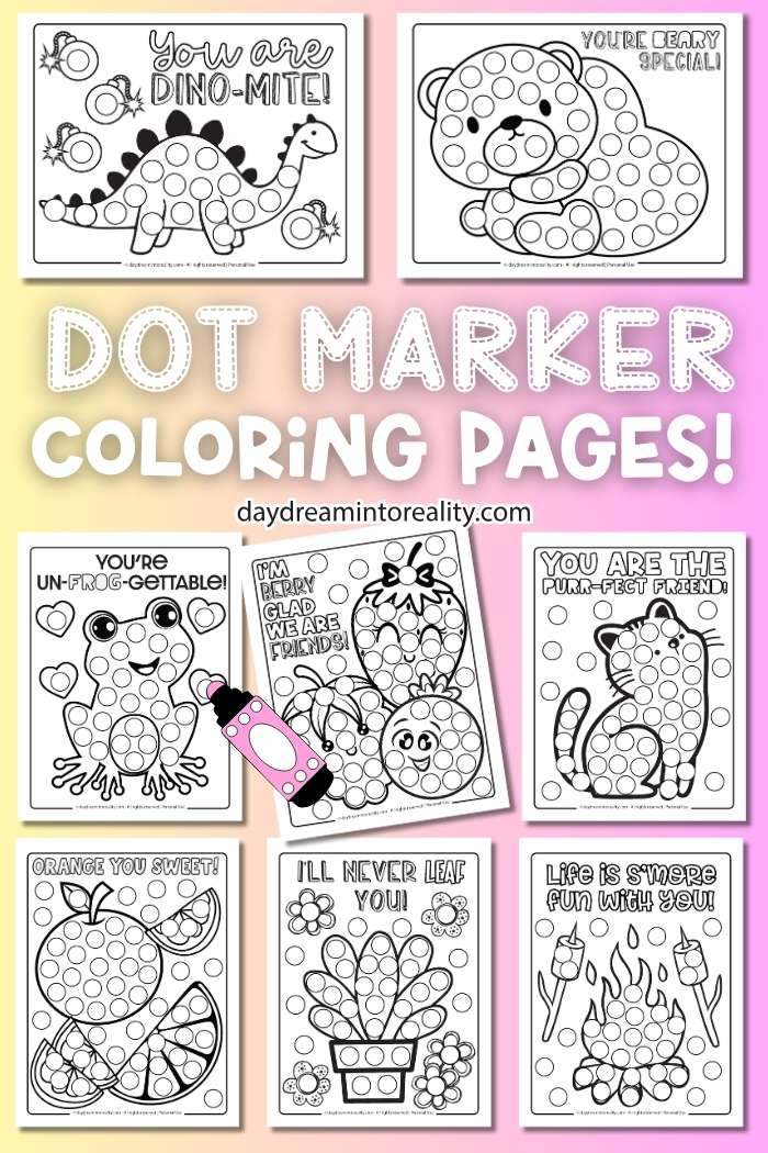 25+ Free Valentine's Day Dot Marker PDF Pages ~ Daydream Into Reality