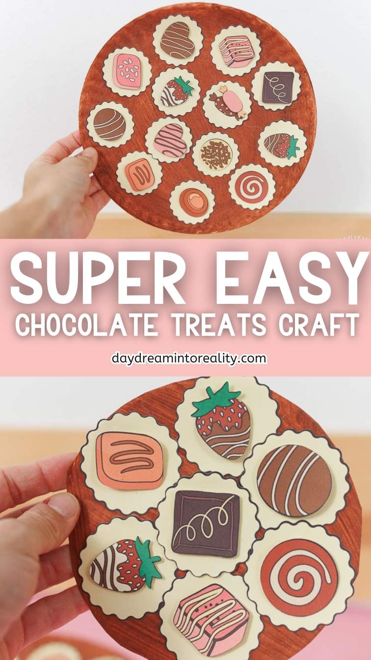 Paper Plate Chocolate Tray (Box) Craft for Kids | Free PDF Template ...