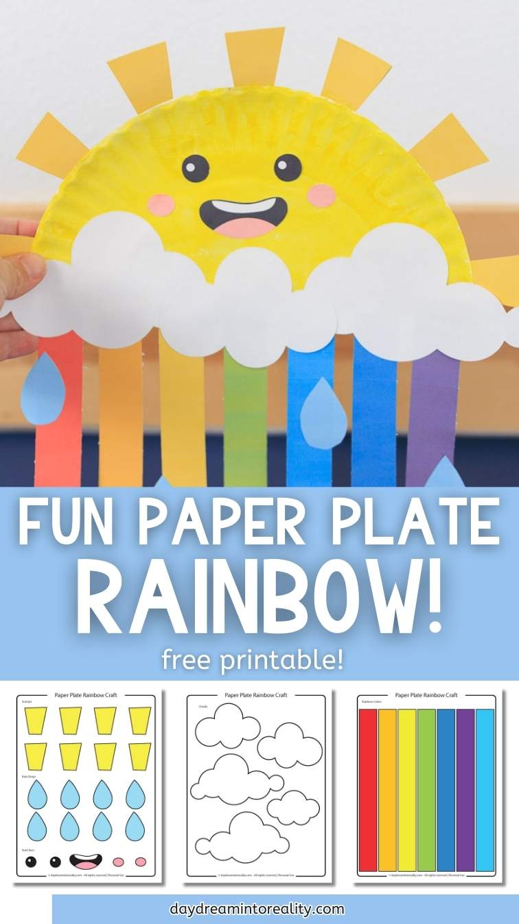 Paper Plate Rainbow Craft for Kids | Free PDF Template! ~ Daydream Into ...