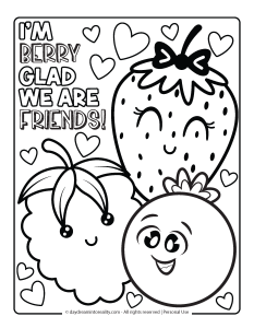 30 Free Valentine's Day Coloring Pages (PDF) ~ Daydream Into Reality
