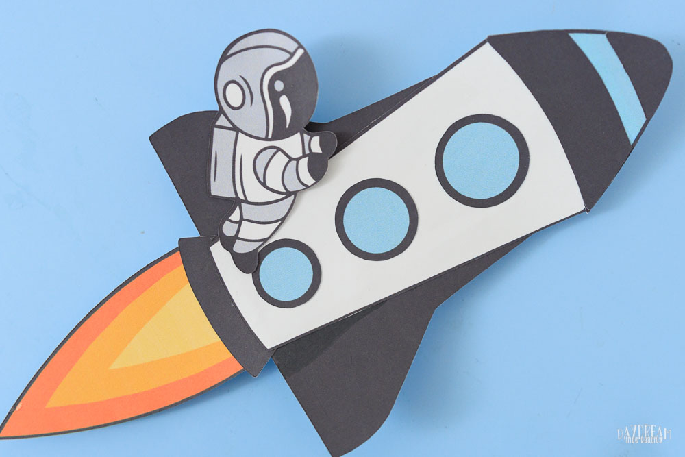 Paper Build a Rocket Craft for Kids | FREE PDF Template! ~ Daydream ...