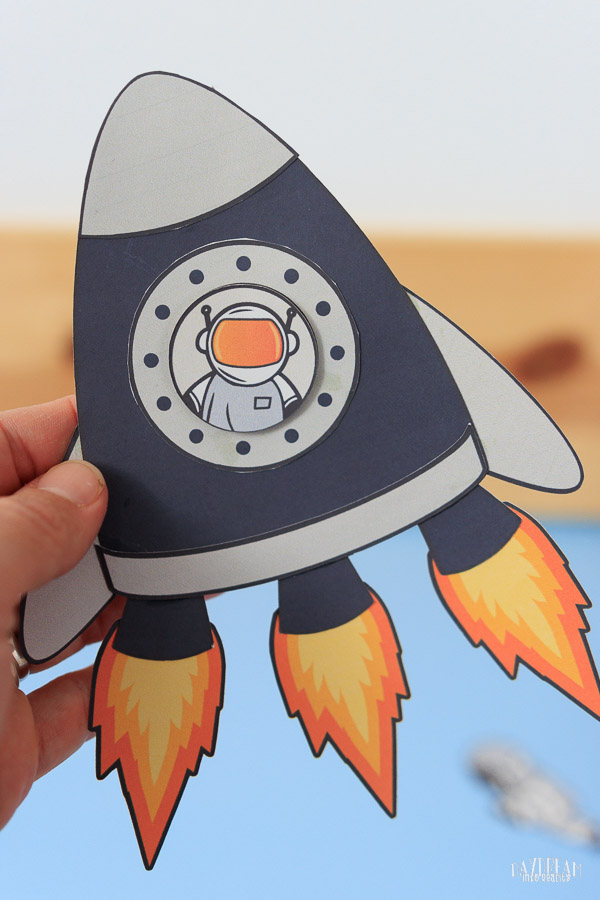 Paper Build a Rocket Craft for Kids | FREE PDF Template! ~ Daydream ...