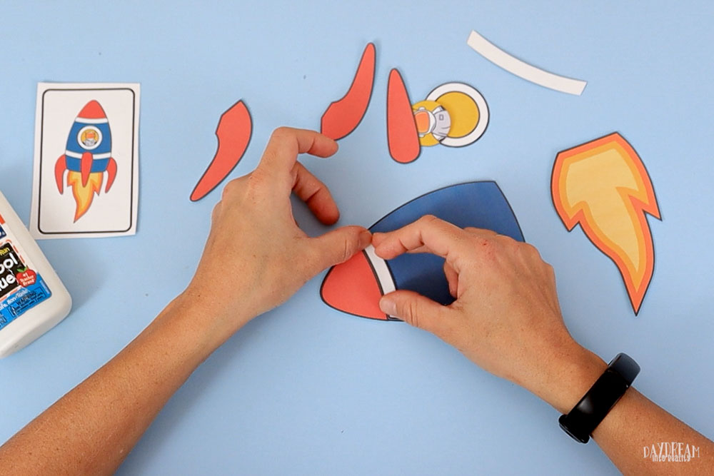 Paper Build a Rocket Craft for Kids | FREE PDF Template! ~ Daydream ...