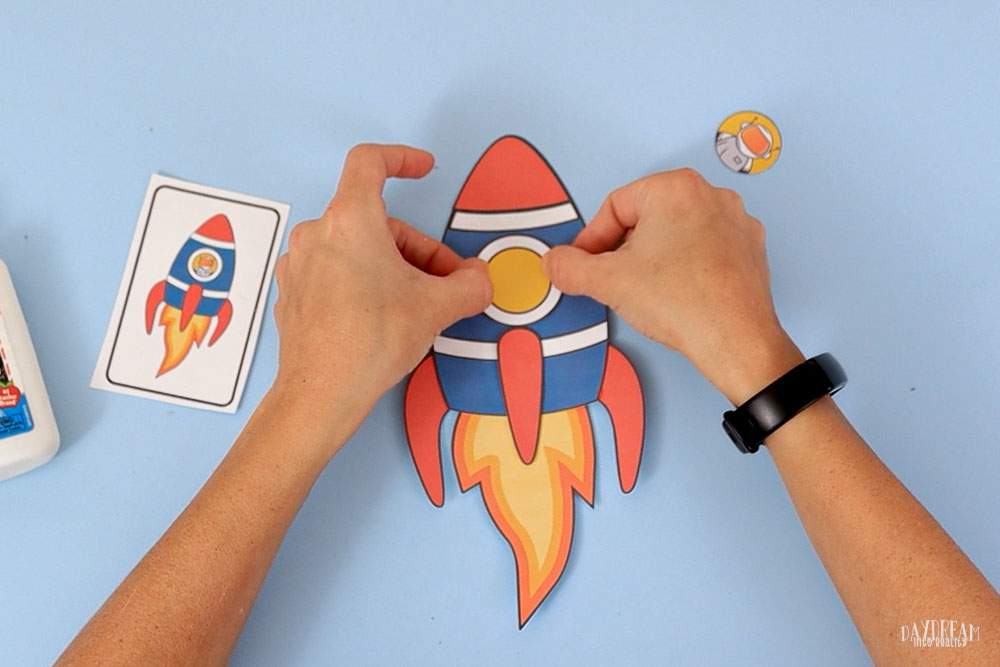 Paper Build a Rocket Craft for Kids | FREE PDF Template! ~ Daydream ...