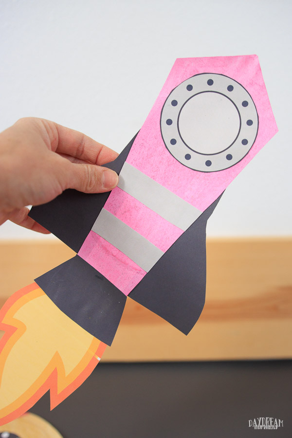 Paper Plate Rocket Craft for Kids | Free PDF Template! ~ Daydream Into ...