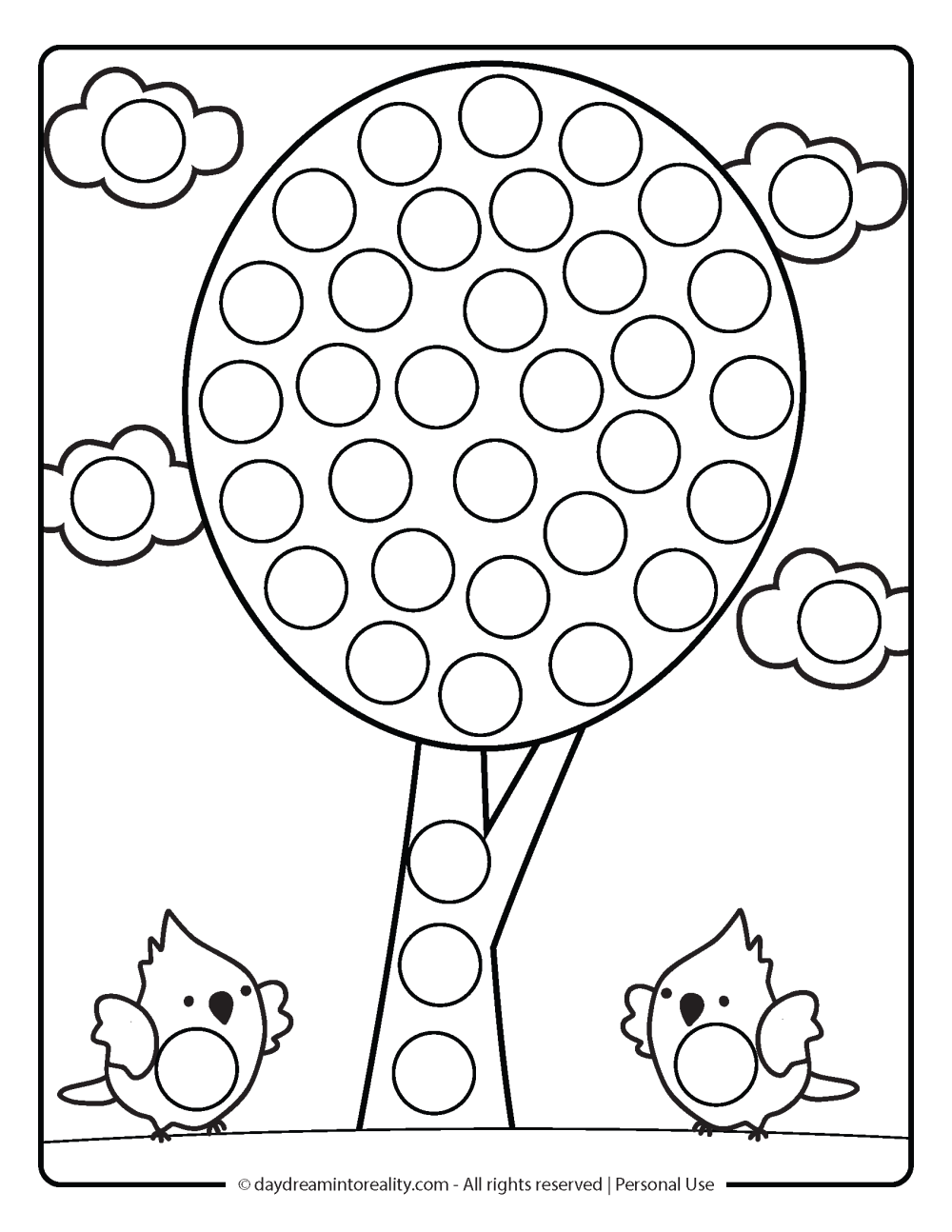 35+ Spring Dot Marker Pages | Free PDF Printables! ~ Daydream Into Reality