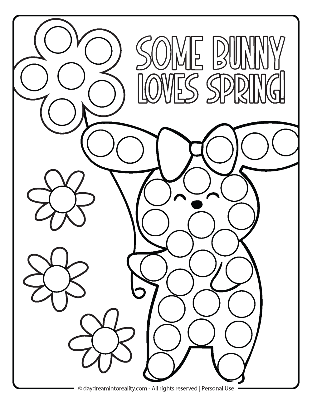 35+ Spring Dot Marker Pages | Free PDF Printables! ~ Daydream Into Reality