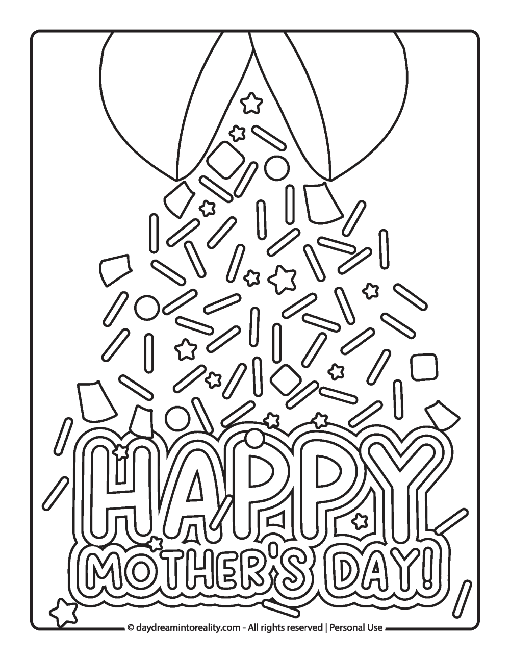 35+ Mother's Day Coloring Pages | Free PDF Printables! ~ Daydream Into ...