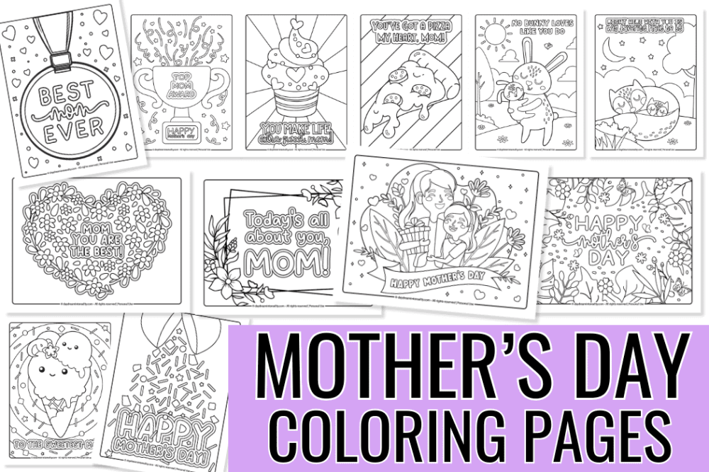 35+ Mother's Day Coloring Pages | Free PDF Printables! ~ Daydream Into ...