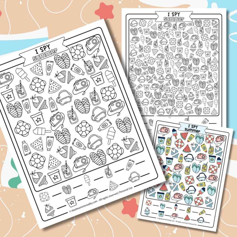 I Spy Fall Free PDF Printable | Easy, Medium, and Hard! ~ Daydream Into ...