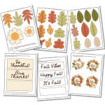 Fall & Thanksgiving Paper Plate Wreath Craft | Free PDF Template ...